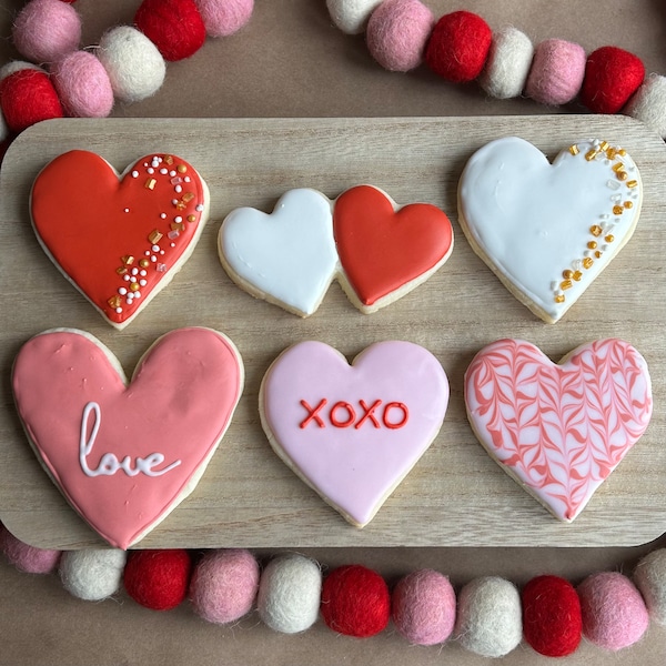 Heart Sugar Cookies - Etsy