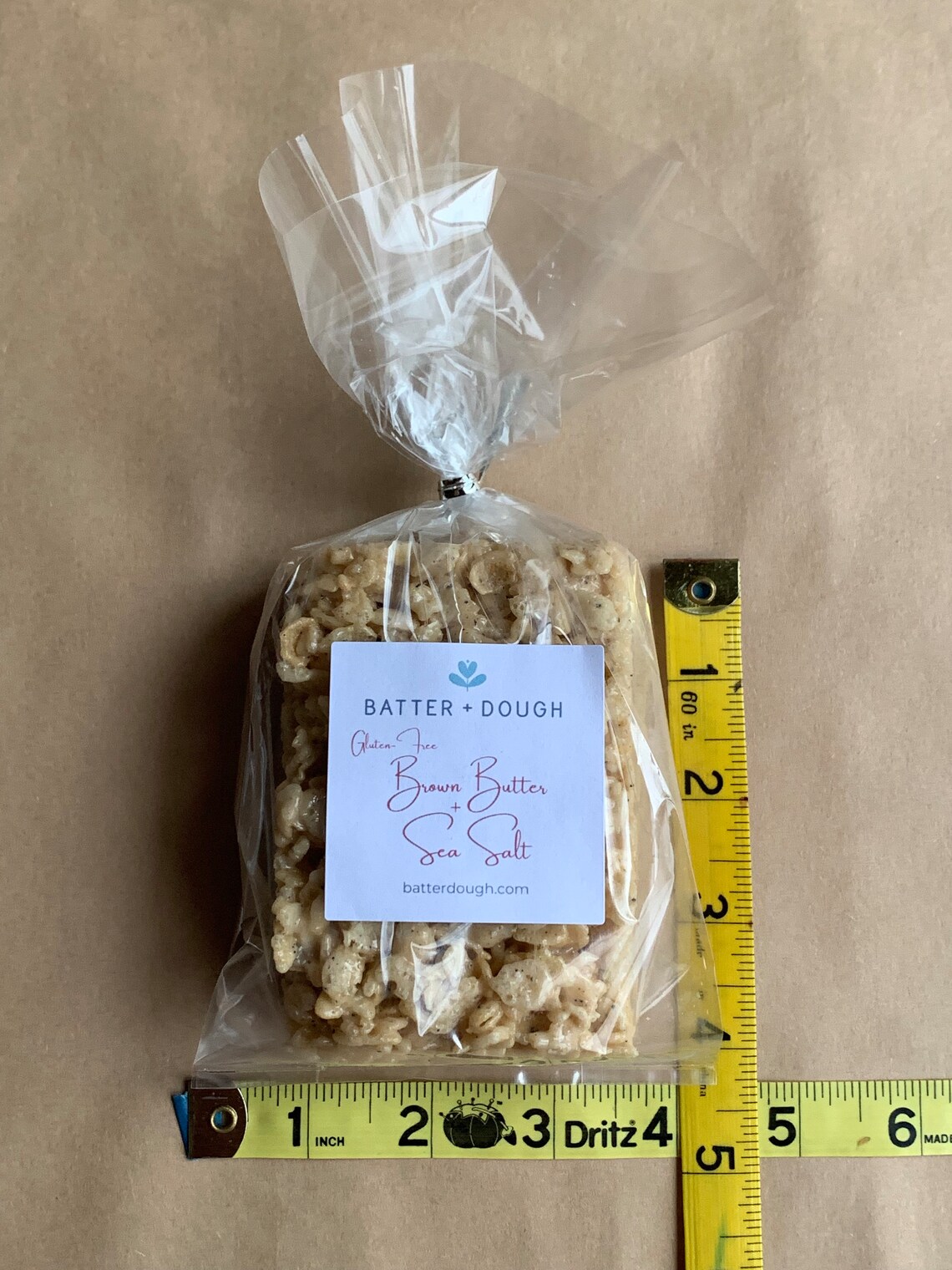 6 Brown Butter & Sea Salt Rice Crispy Treats Gluten-free - Etsy