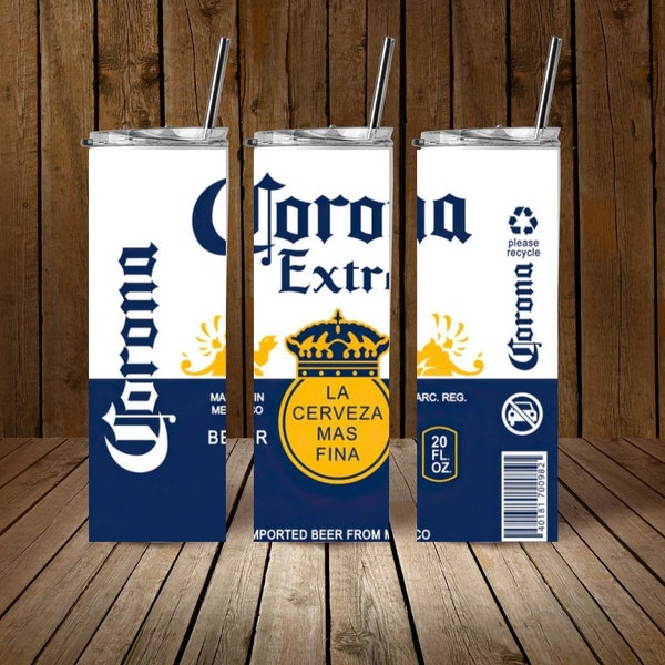 Corona Beer Tumbler Wrap - Etsy