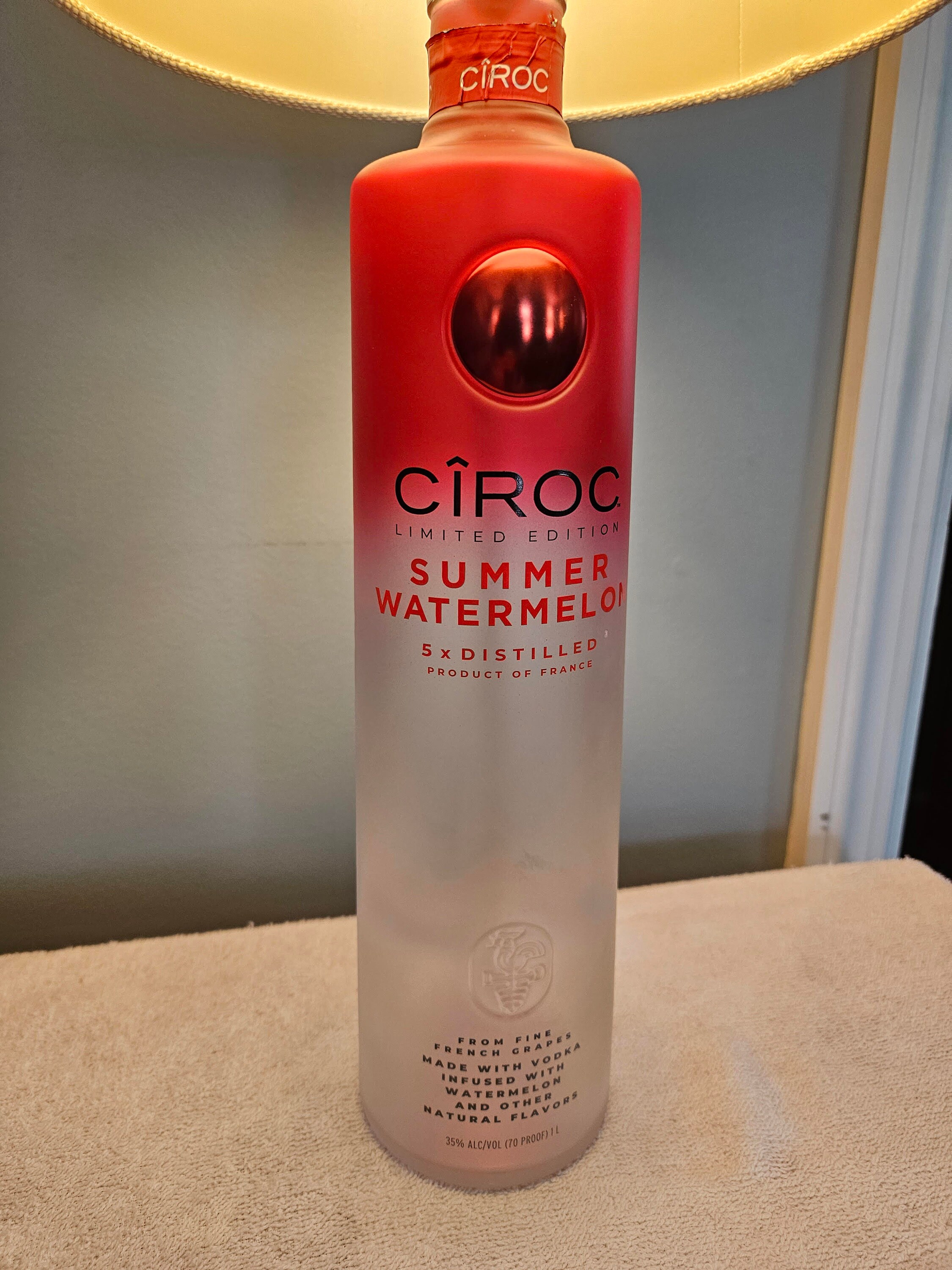 Ciroc Vodka Bottle Lamp - Etsy