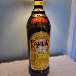 Kahlua Coffee Liqueur Bottle Lamp - Etsy