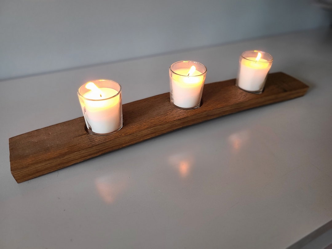 Barrel Stave Centerpiece, Candle Holder, or Tasting Set - Etsy