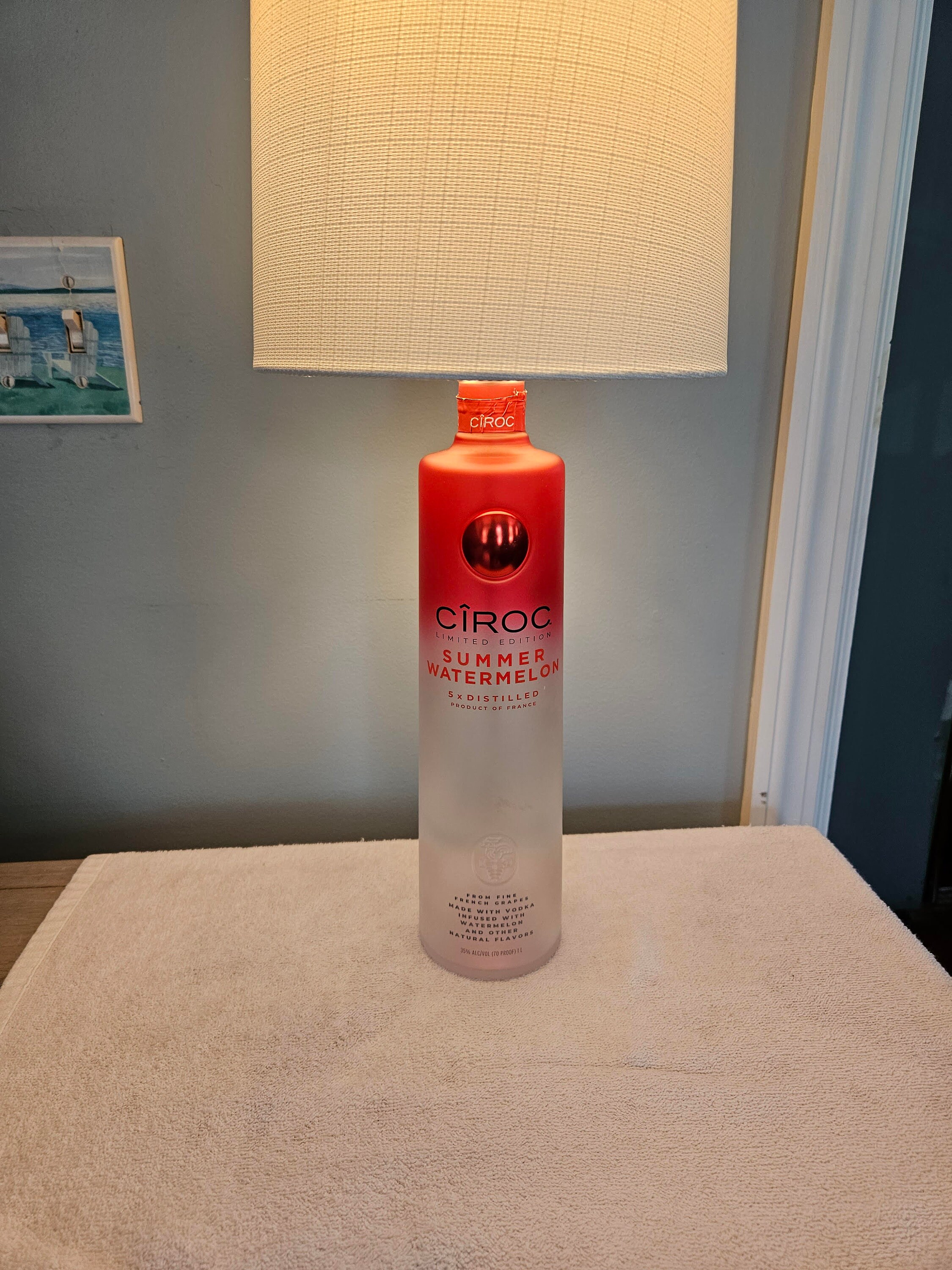 Ciroc Vodka Bottle Lamp - Etsy