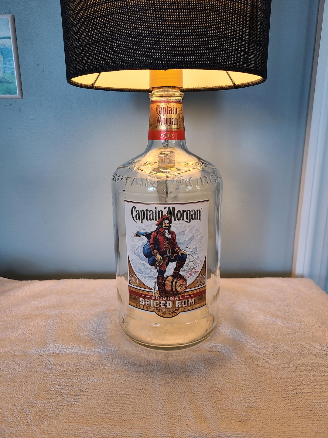 Captain Morgan Bottle Lamp - Etsy