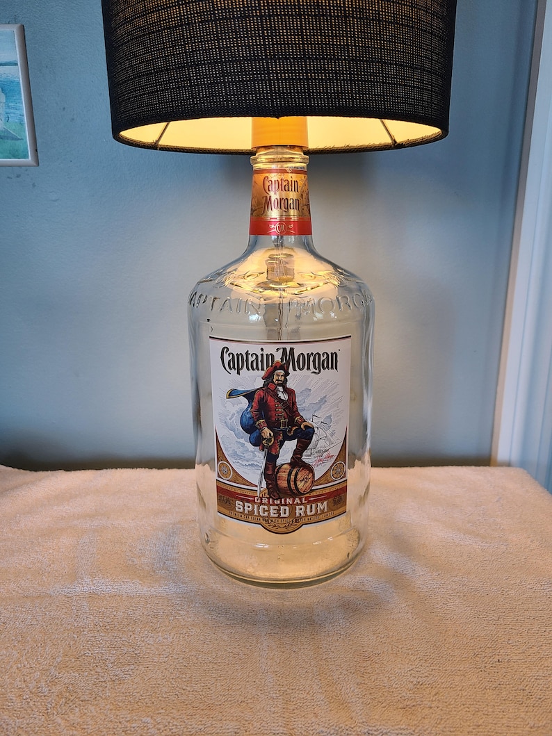 Captain Morgan Bottle Lamp - Etsy