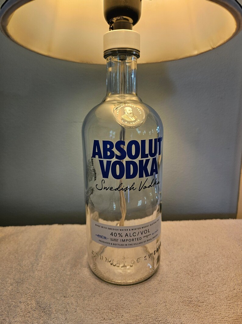 Absolut Bottle Lamp - Etsy