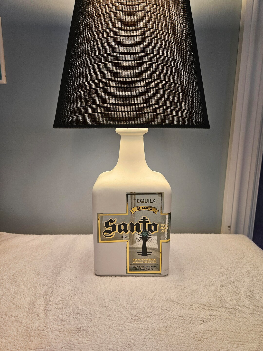 Santo Tequila Bottle Lamp - Etsy