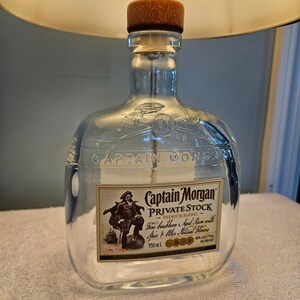 Captain Morgan Bottle Lamp - Etsy