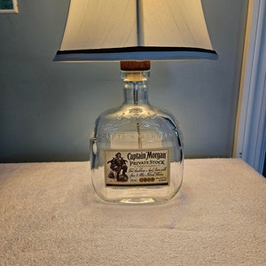 Captain Morgan Bottle Lamp - Etsy