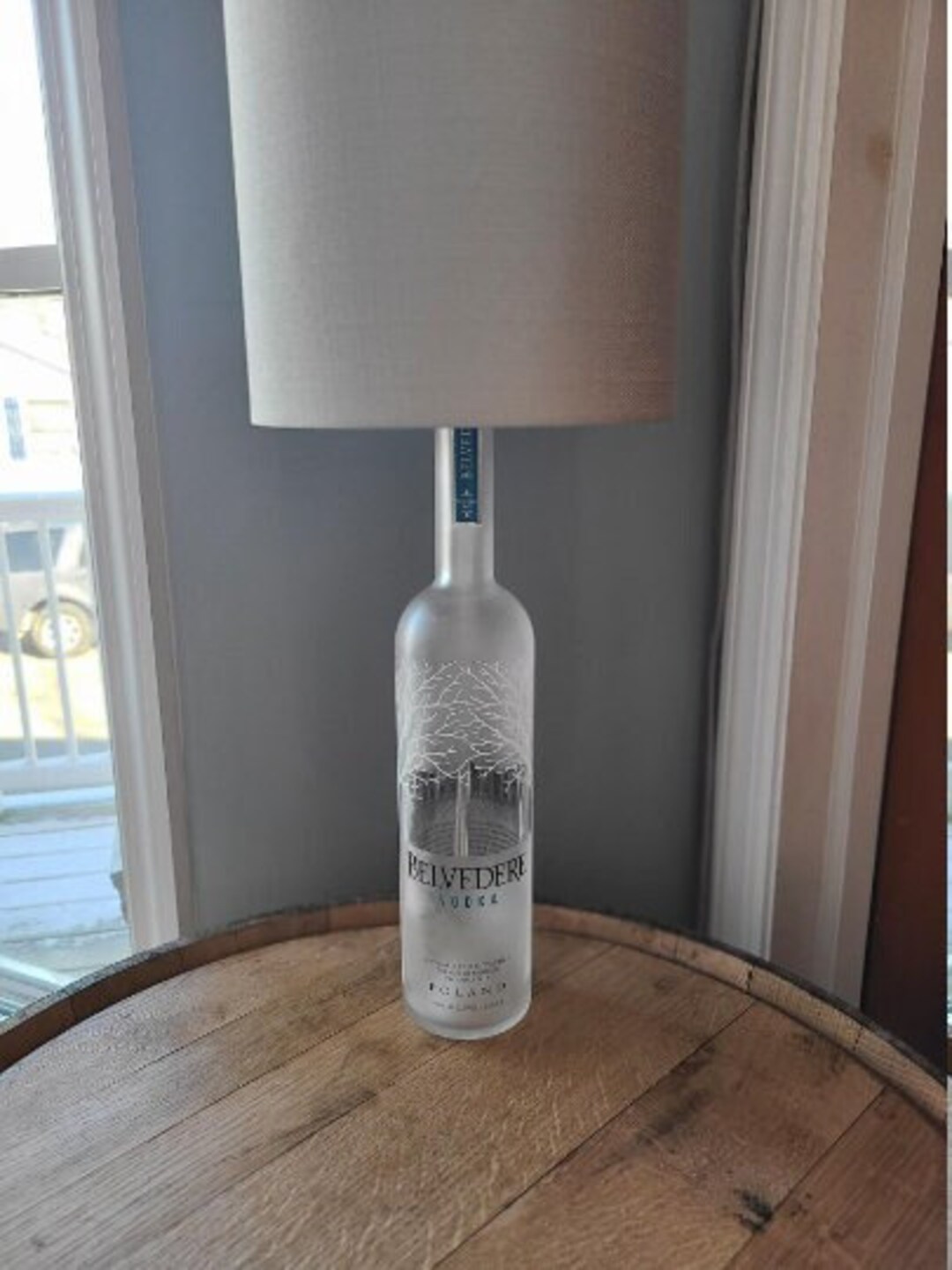 Belvedere TM Vodka Bottle Lamp - Etsy