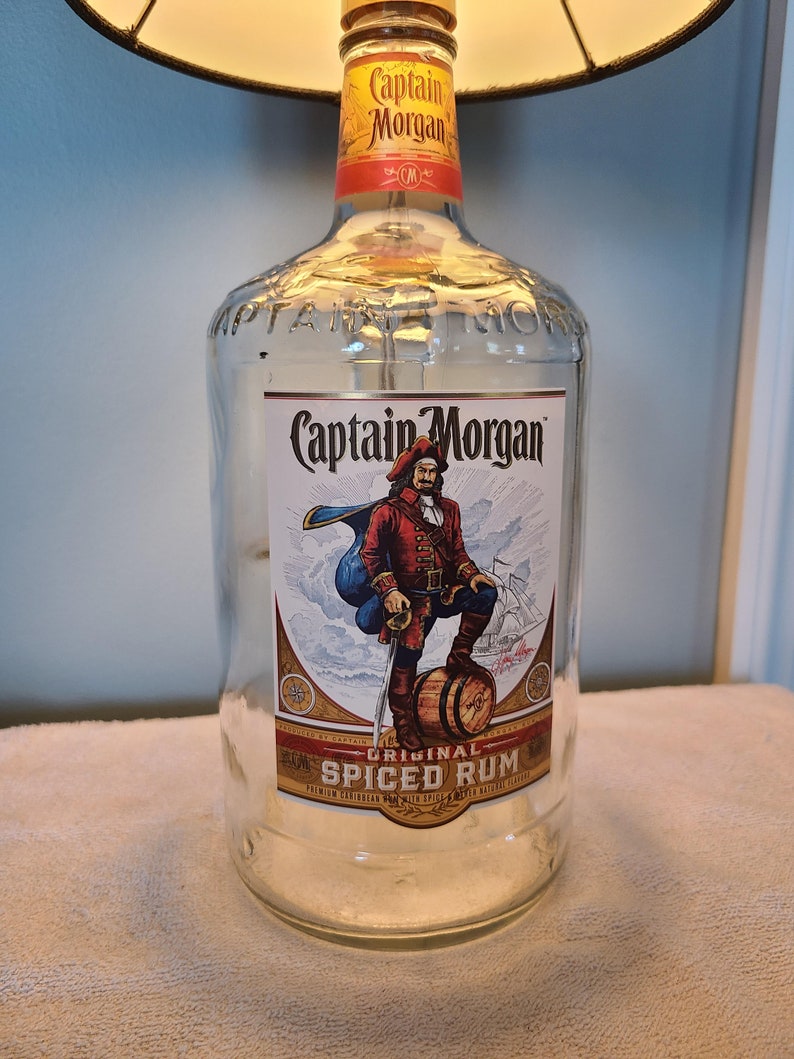 Captain Morgan Bottle Lamp - Etsy
