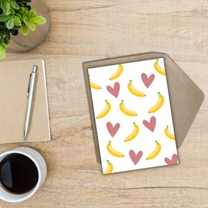 Printable Valentines Day or Anniversary Card I'm Banana About You Funny ...