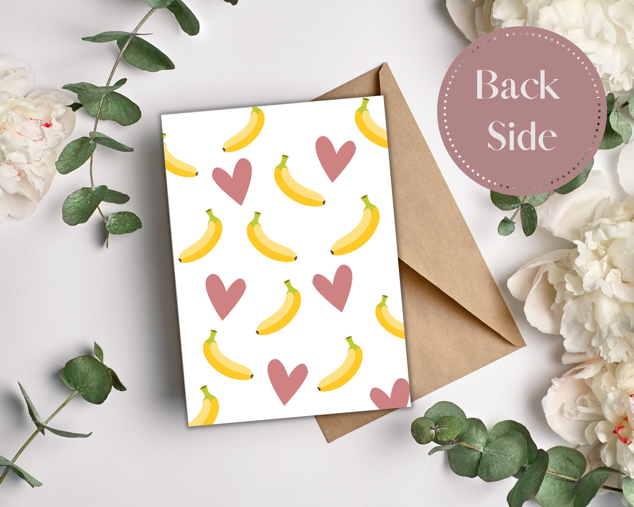 Printable Valentines Day or Anniversary Card I'm Banana About You Funny ...