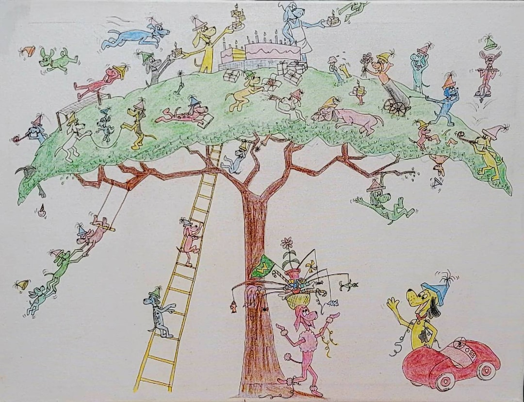 Go Dogs Go- COPY of Drawing - Etsy