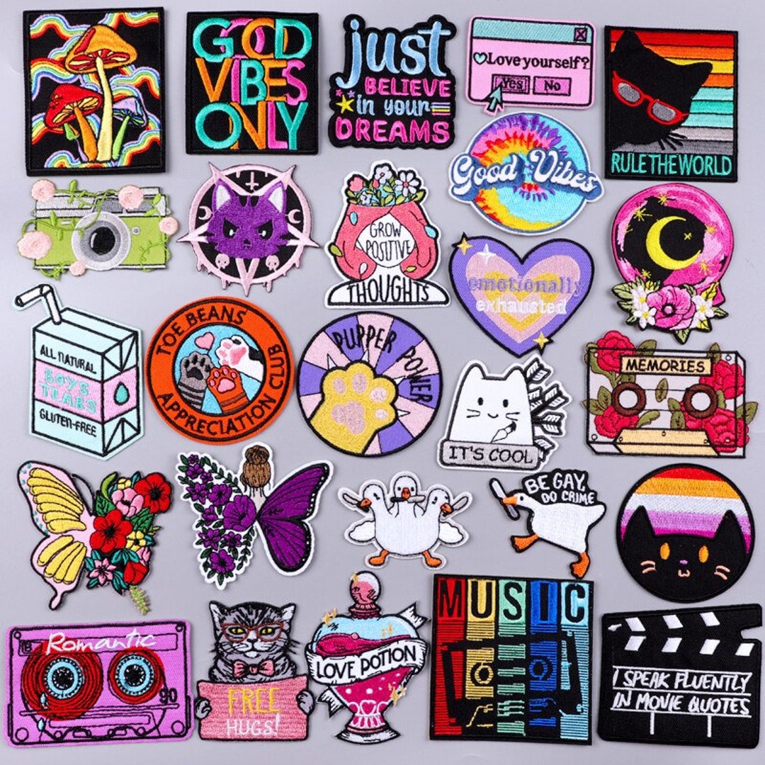 Cute Cartoon Iron on Patches for Clothing - Etsy