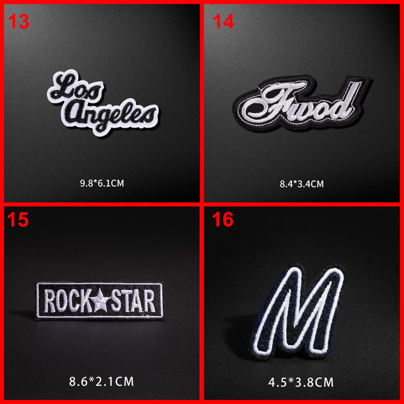 Vintage Patch Black and White, Patch for Jacket, Decorative Badges ...