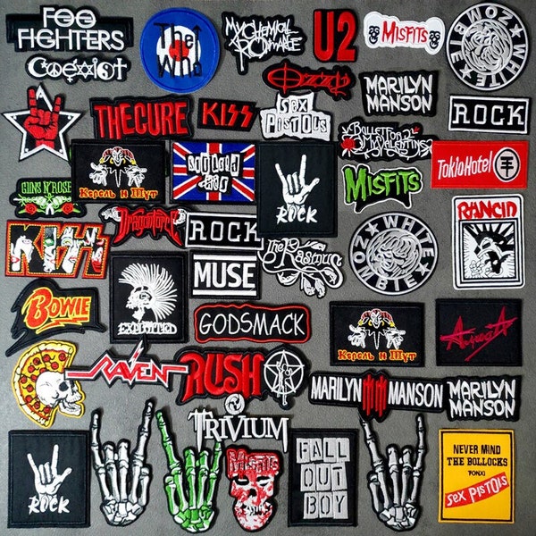 Rock Band Patches - Etsy