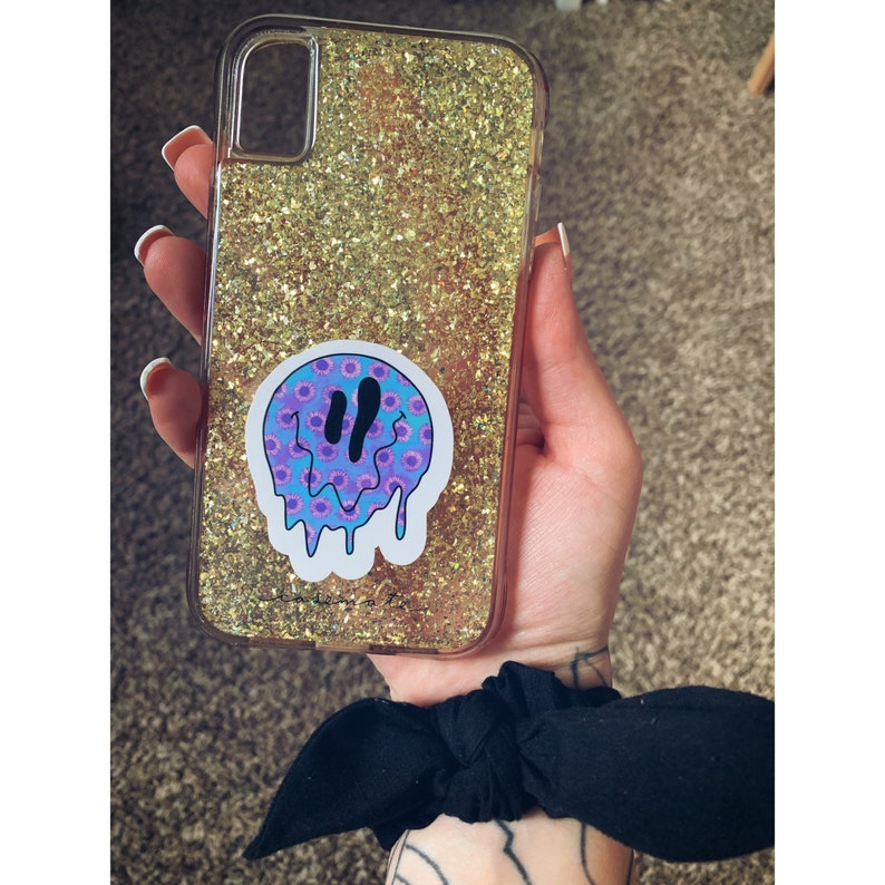 Smiley Faces Melting Sticker Pack Waterproof Vinyl Laptop Water Bottle ...