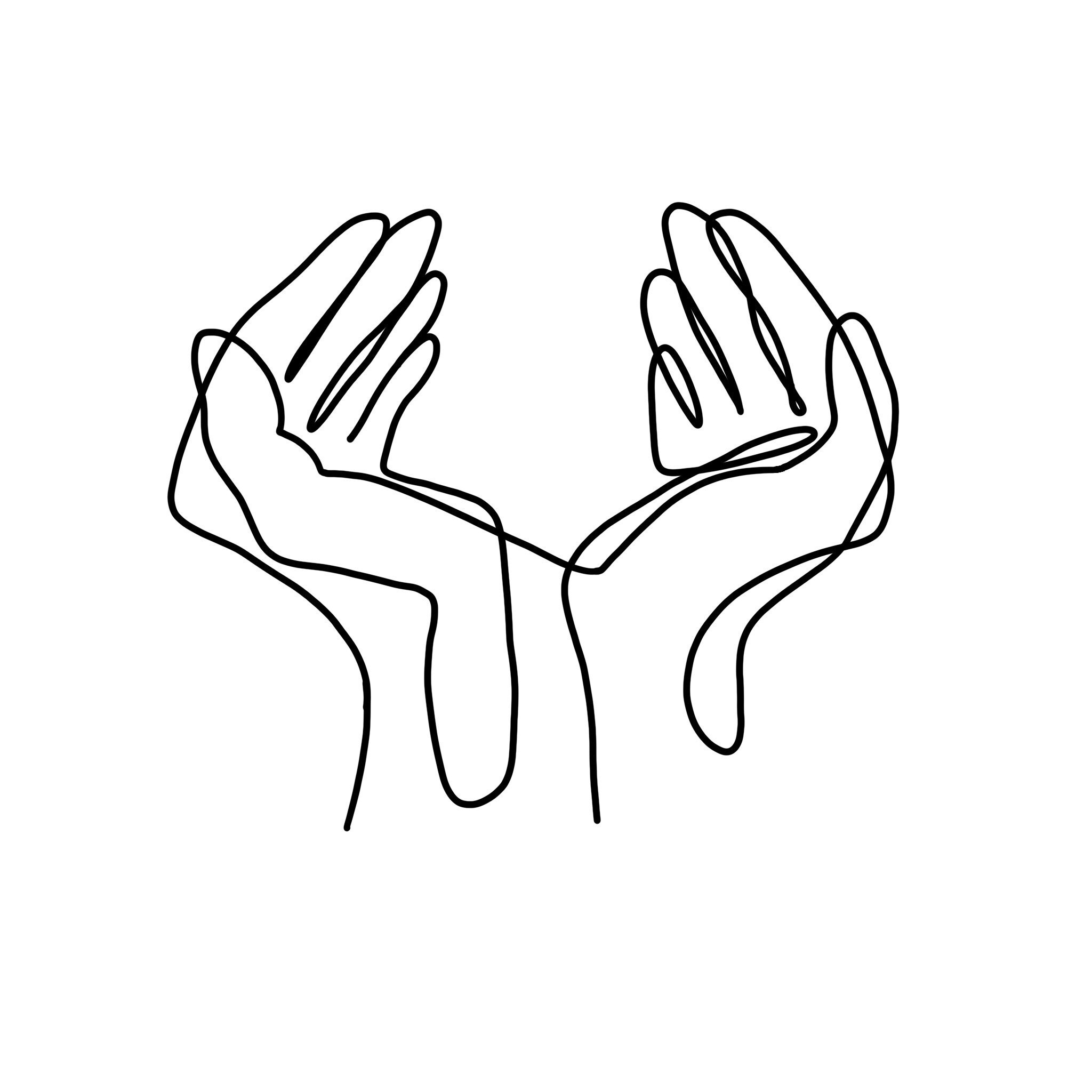 Hands Vinyl Sticker for Massage Therapists - Etsy