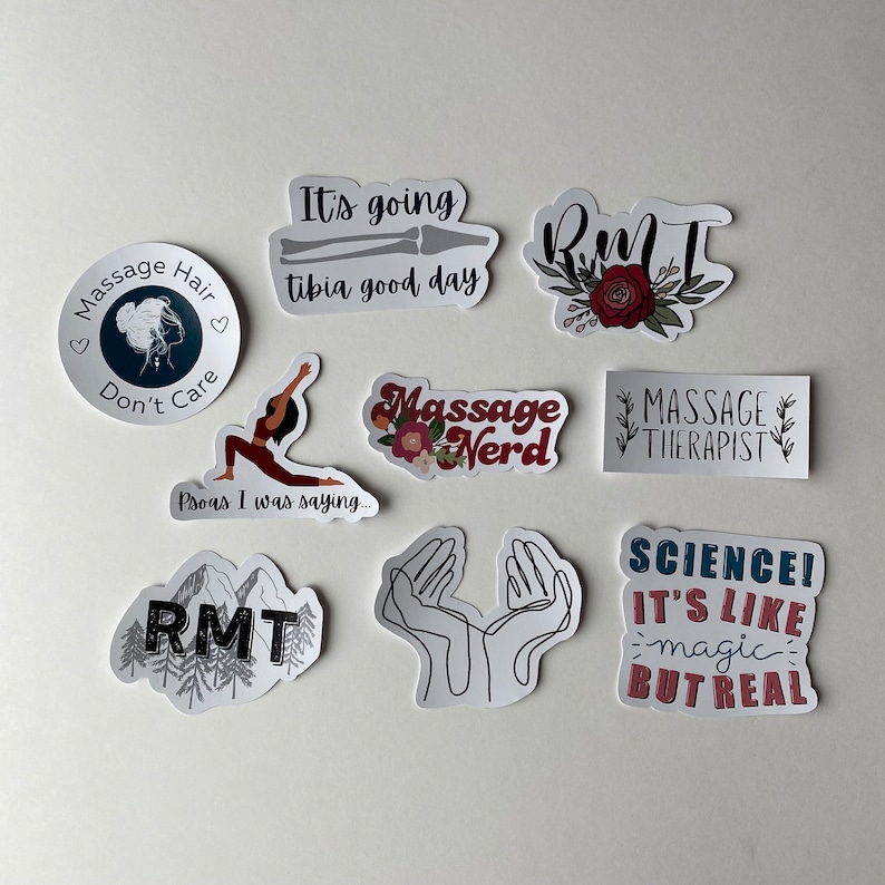 Hands Vinyl Sticker for Massage Therapists - Etsy