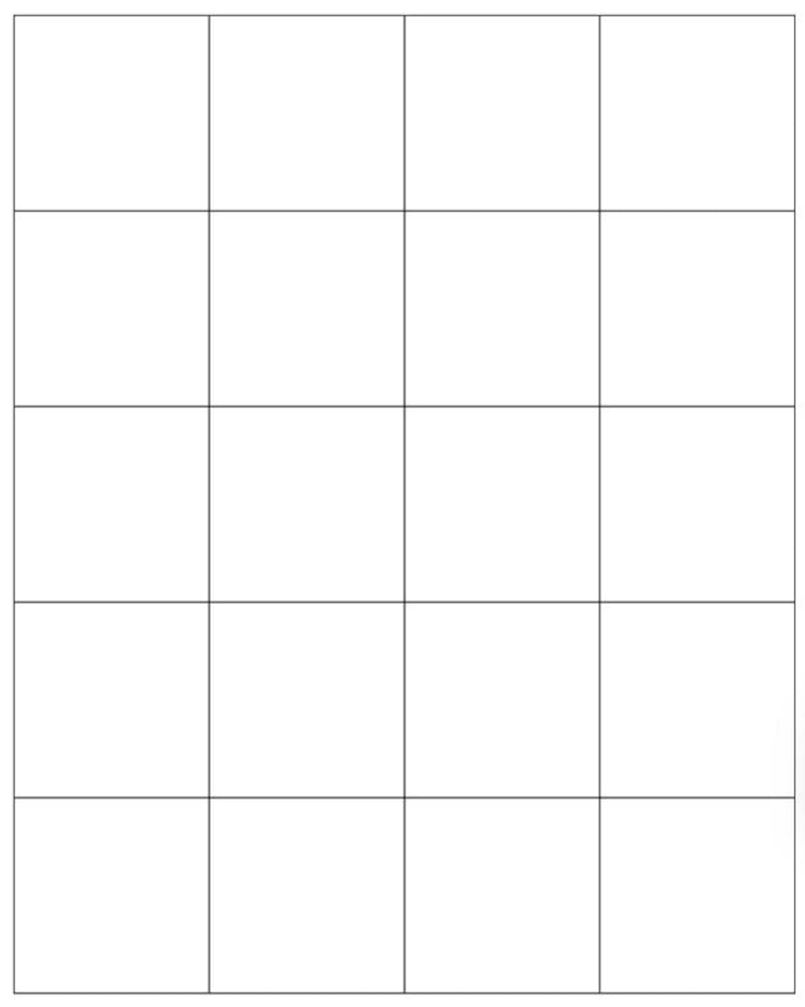 3 Sizes - 1 Inch - 2 Inch - 3/4 Inch Squares - Graph Paper - Grid Paper ...