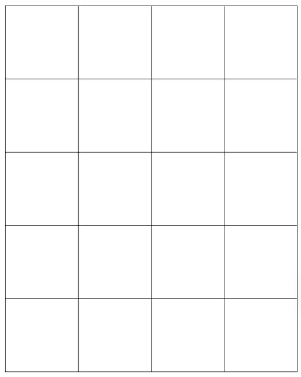 3 Sizes - 1 Inch - 2 Inch - 3/4 Inch Squares - Graph Paper - Grid Paper ...