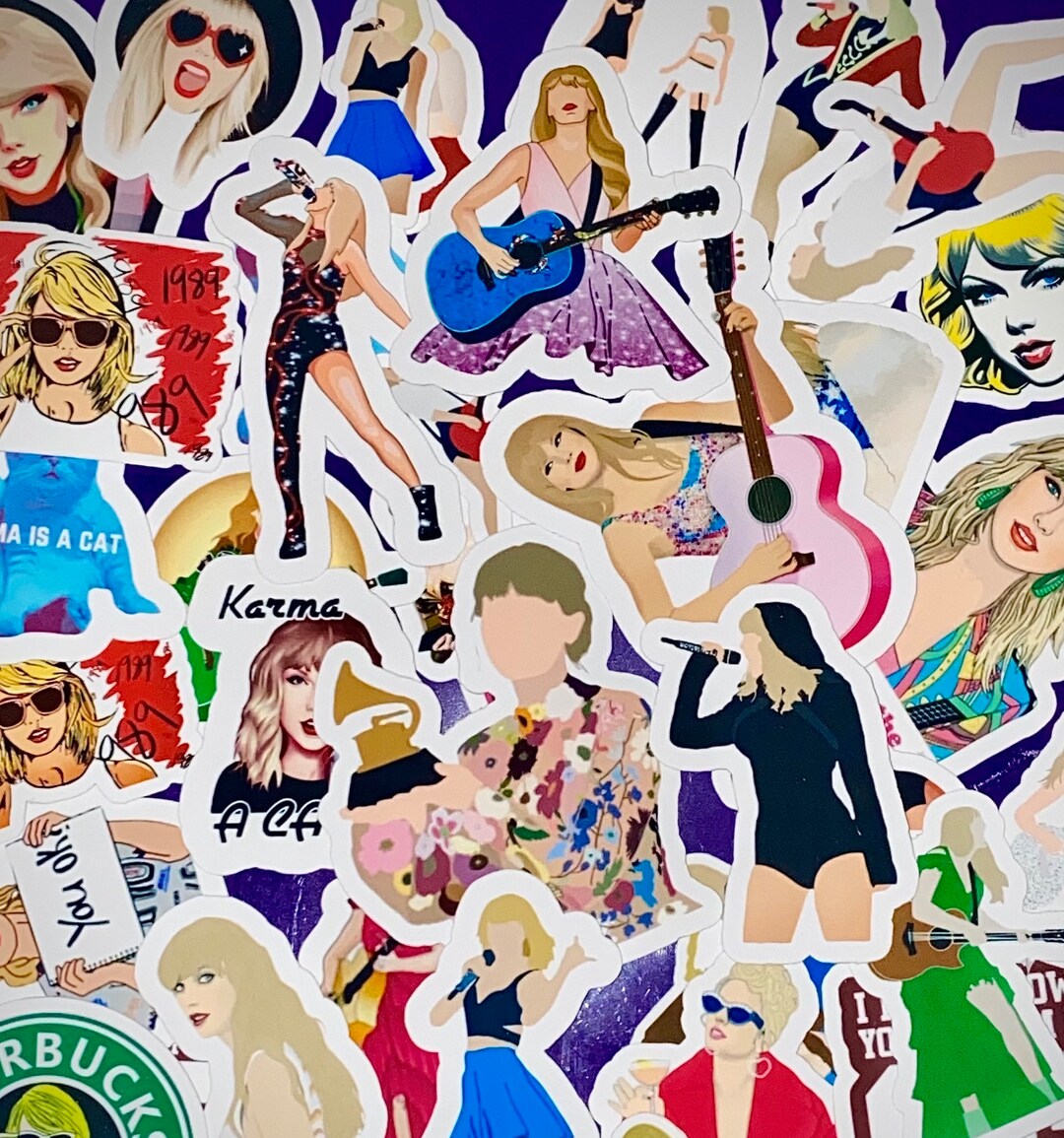 Taylor Stickers 40 Piece Eras Tour Stickers - Etsy