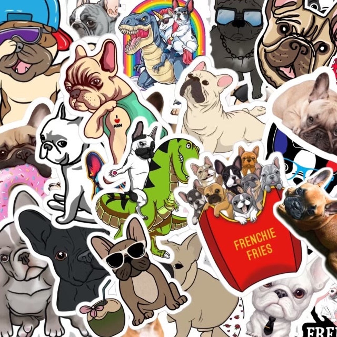 Frenchie Stickers French Bulldog Stickers Bulldog Stickers - Etsy