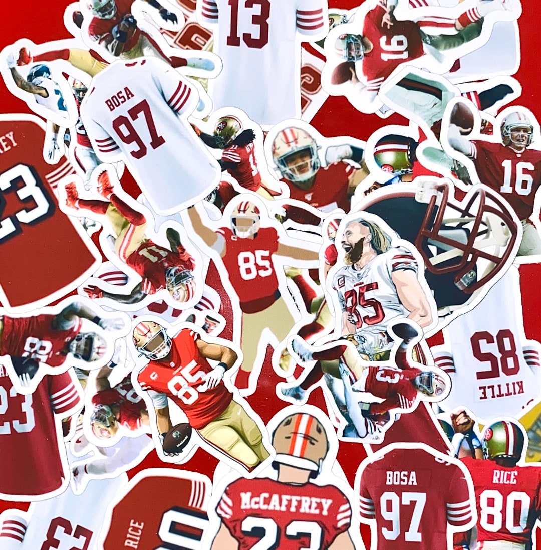San Francisco 49ers 40 Piece Custom Made Stickers Football - Etsy