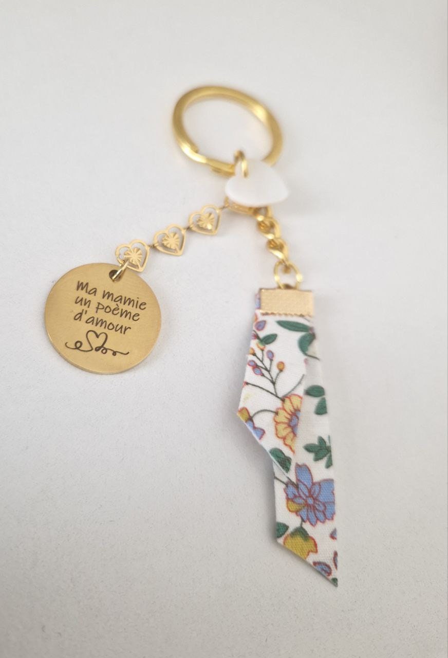 Personalized Key Ring happy Grandmas Day Grandma Gift Key Ring ...