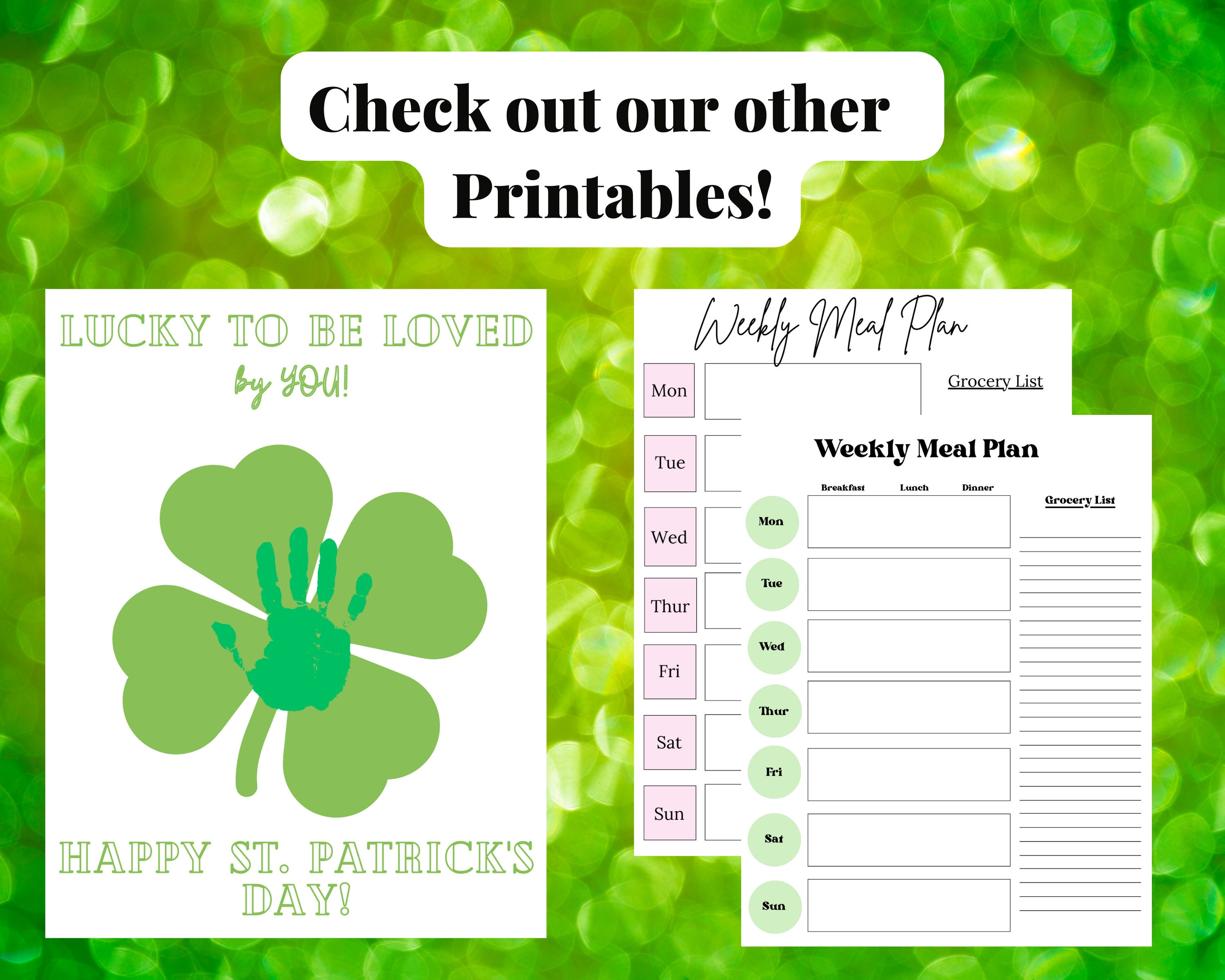 Little Lucky Charm St. Patrick's Day Footprint Craft - Etsy