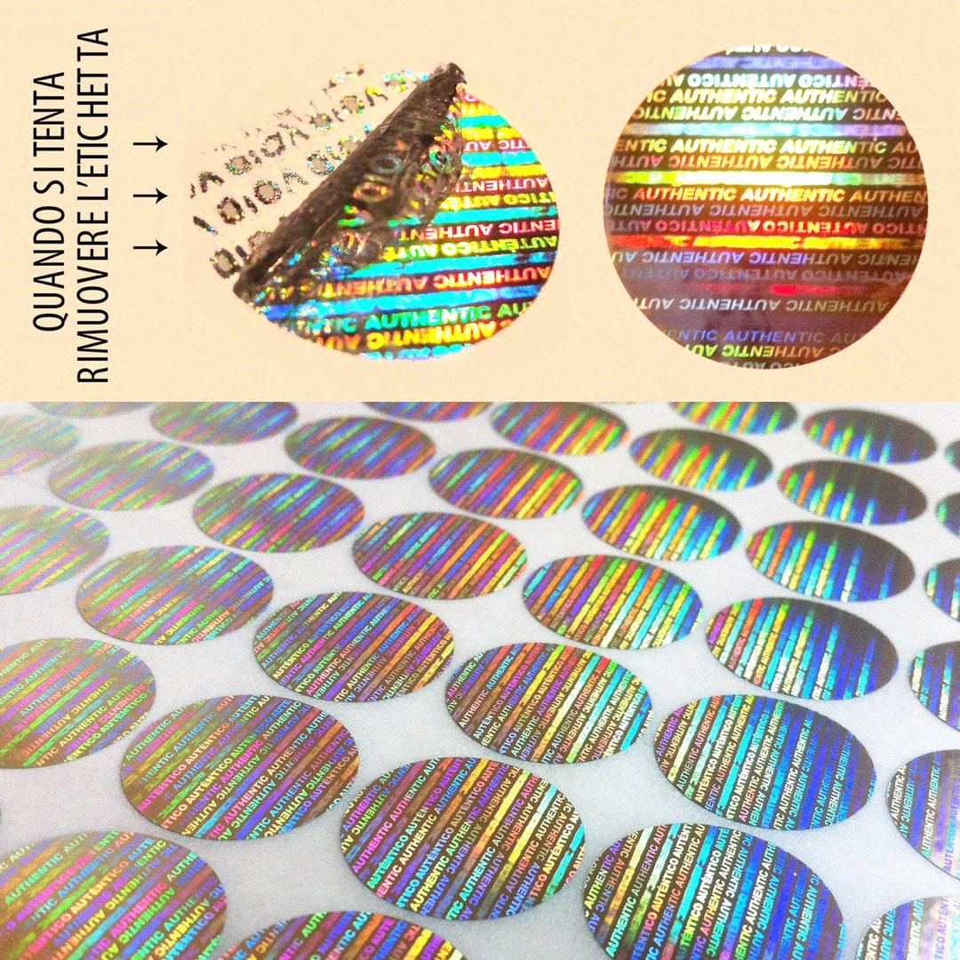 Hologram Seals of Guarantee, Security, Adhesive Labels, Anti-tampering ...