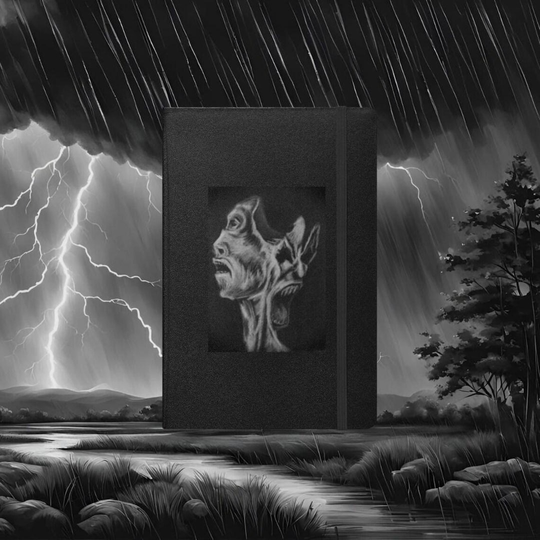 Gothic Horror Writing Journal – Dark Art Notebook for Halloween ...