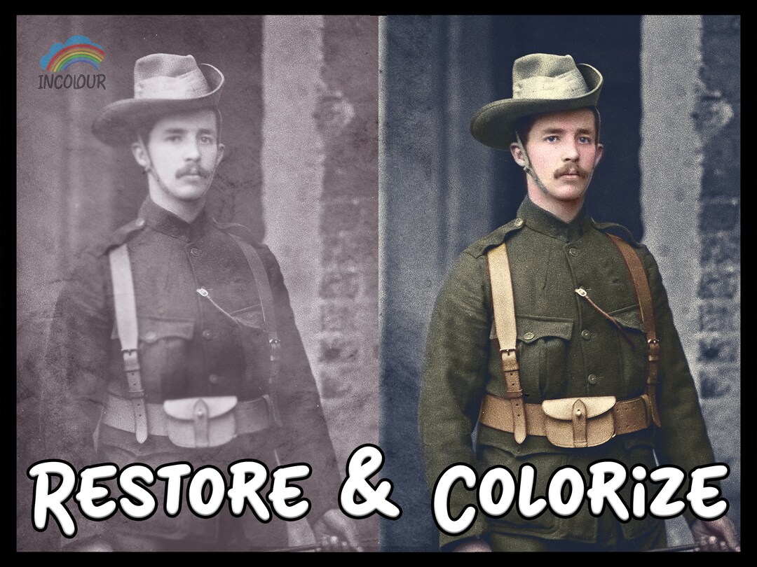 Old and Vintage Photo Restoration, Retouching, Repair, Colorization and ...