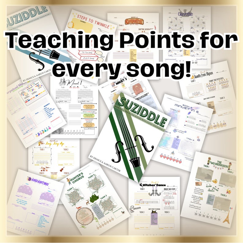 Suziddle Vol. 2: Book 2 Aligned Practice System for Suzuki Violin ...