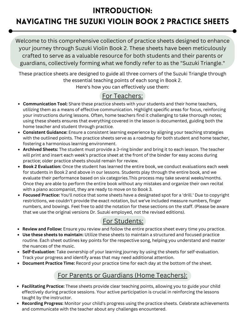 Suziddle Vol. 2: Book 2 Aligned Practice System for Suzuki Violin ...