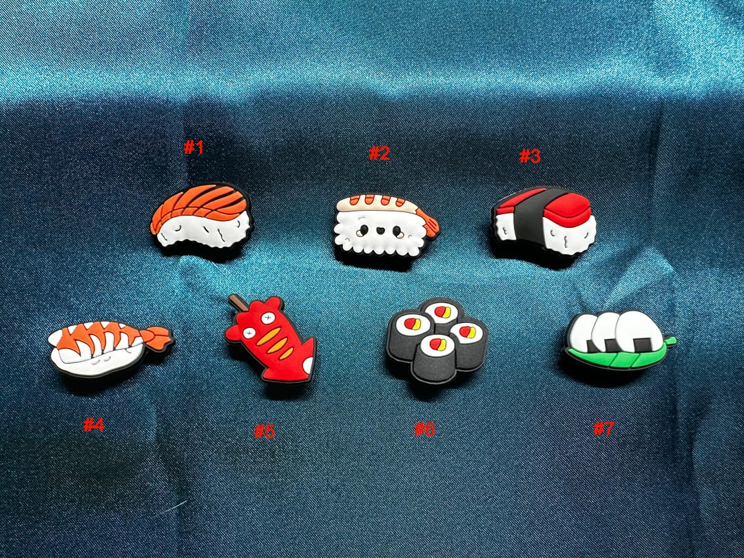Sushi Shoe Charms Food Shoe Clog Charm Croc Pins Croc Charms Shoe Clips ...