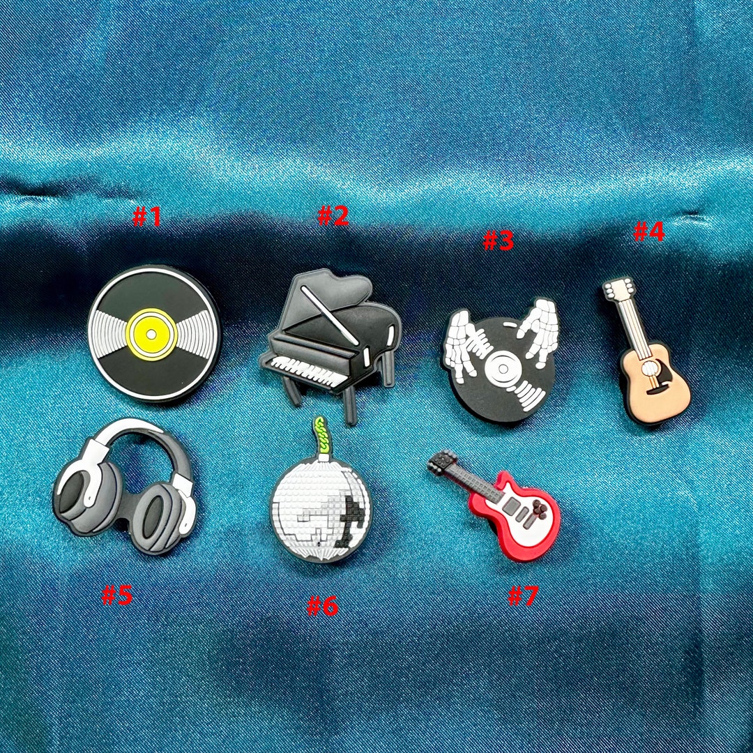 Music Shoe Charms Fashion Shoe Clog Charm Croc Pins Croc Charms Shoe ...