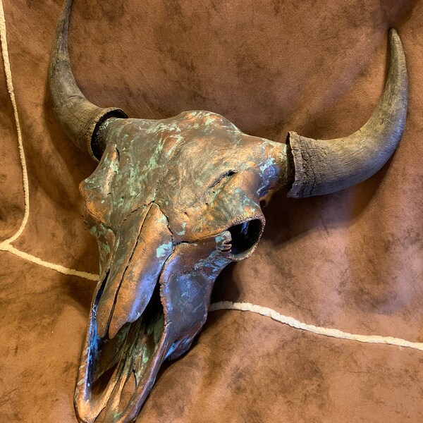 Bison Skull - Etsy