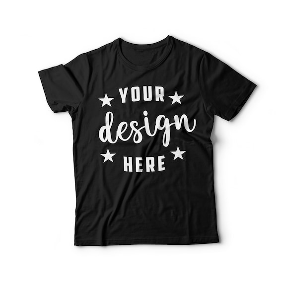 Black & White T-shirt Mockups Flat Lay Shirt Mockups Digital | Etsy