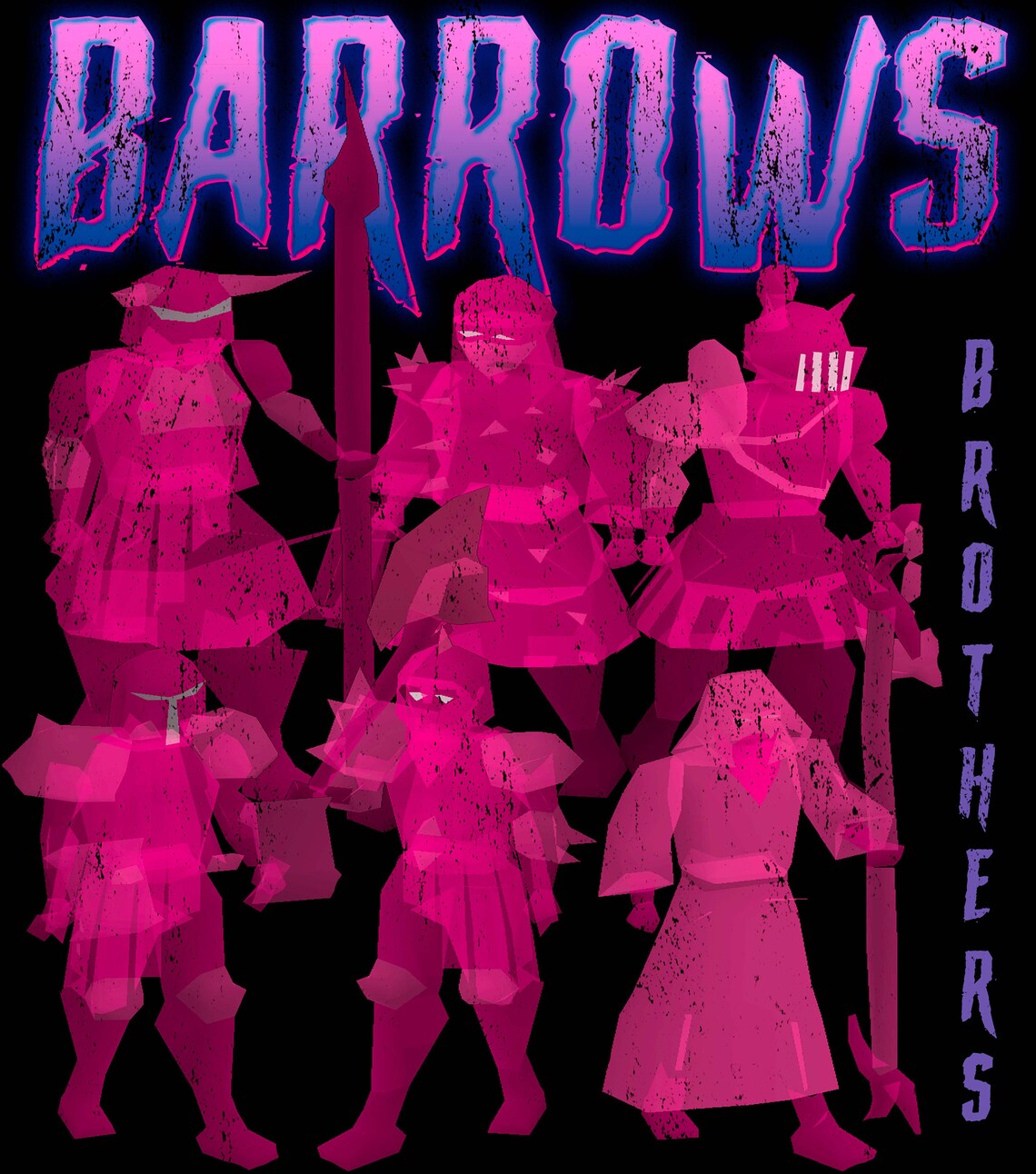 Barrows Runescape T-shirt, OSRS Gift - Etsy