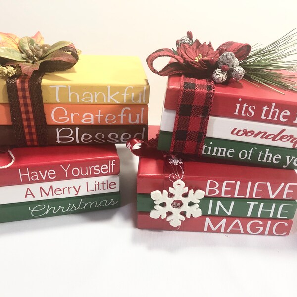Christmas Mini Books - Etsy