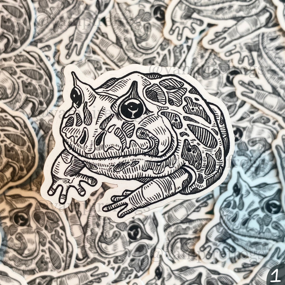 Frog Stickers | Vinyl Stickers | Pacman Frog | Tree Frog | Cute Frog ...