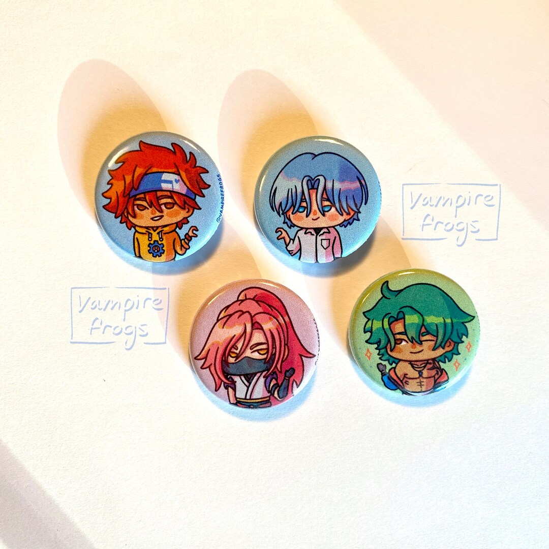 Sk8 the Infinity 1.25 Inch Pinback Buttons / Reki Langa Cherry Joe ...