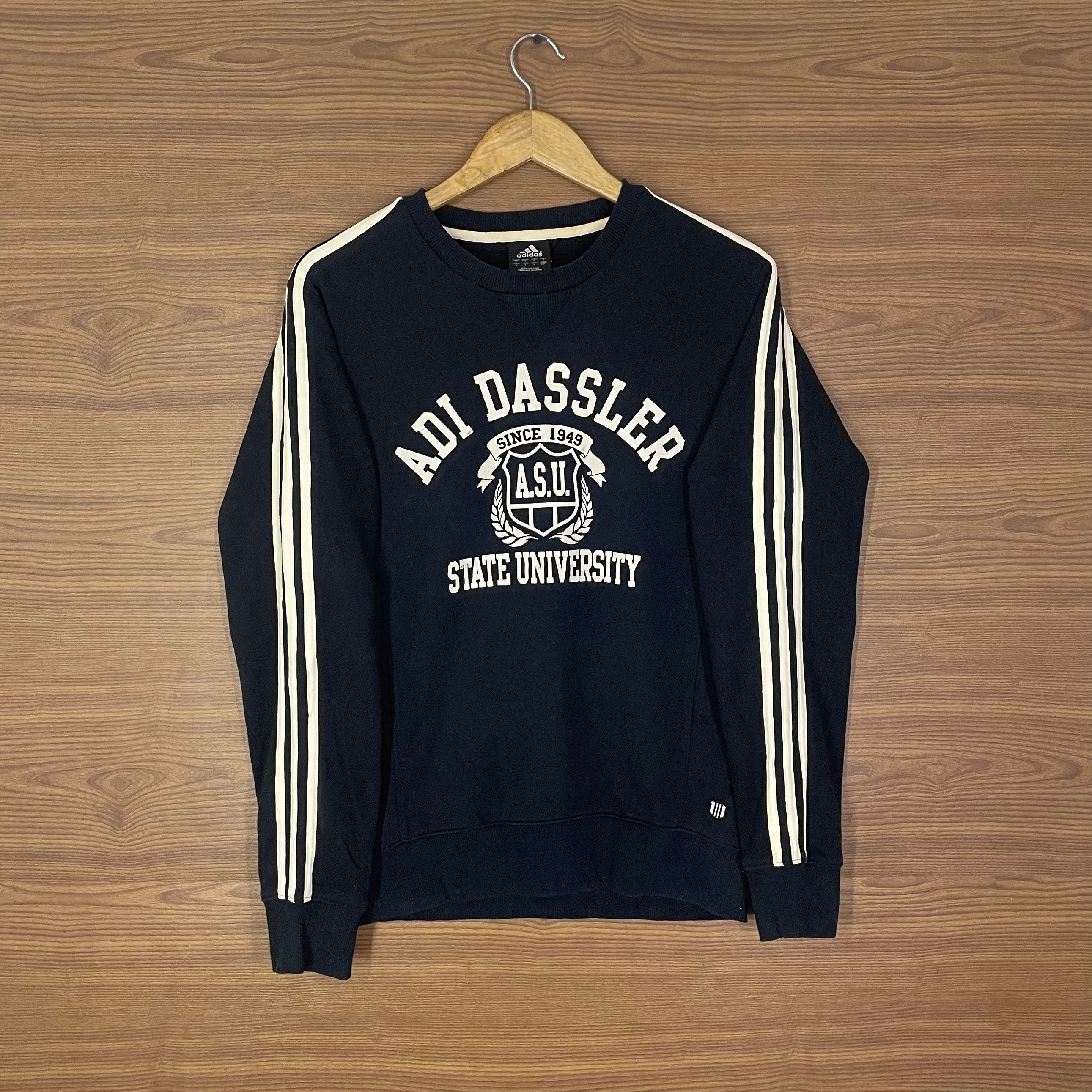 Pick Adidas Adi Dassler State University Big Logo Spellout Crewneck ...