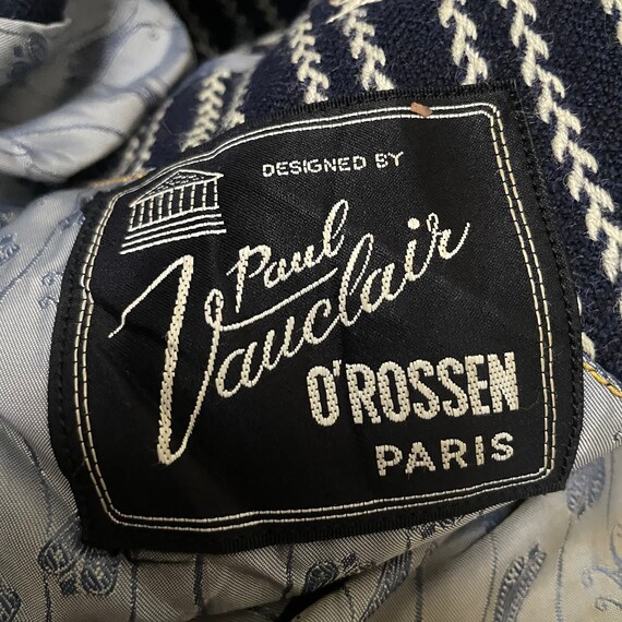Rare!! Vintage Paul Vauclair O Rossen Paris Coats Bla… - Gem