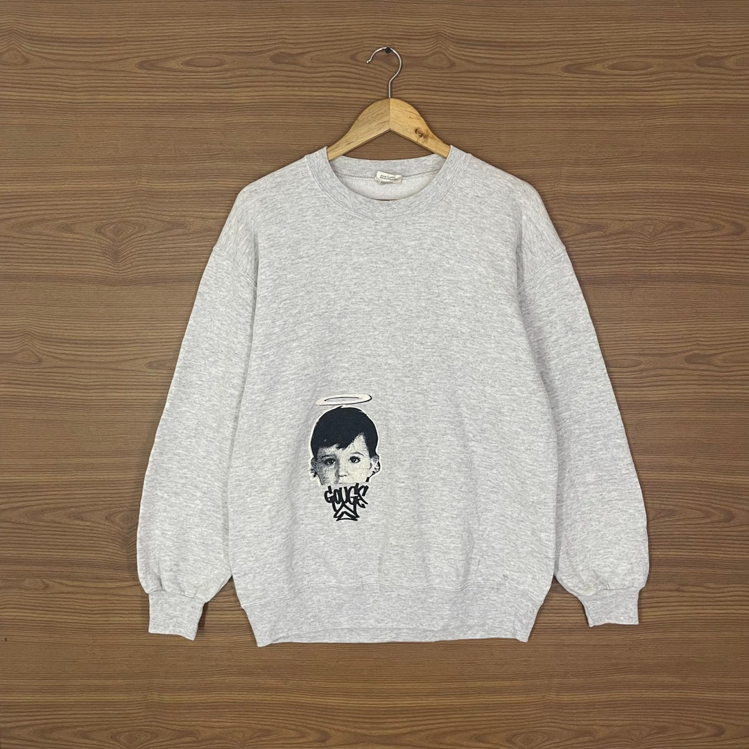 Rare Vintage 90s Gouge USA Big Logo Spellout Crewneck Sweatshirt ...