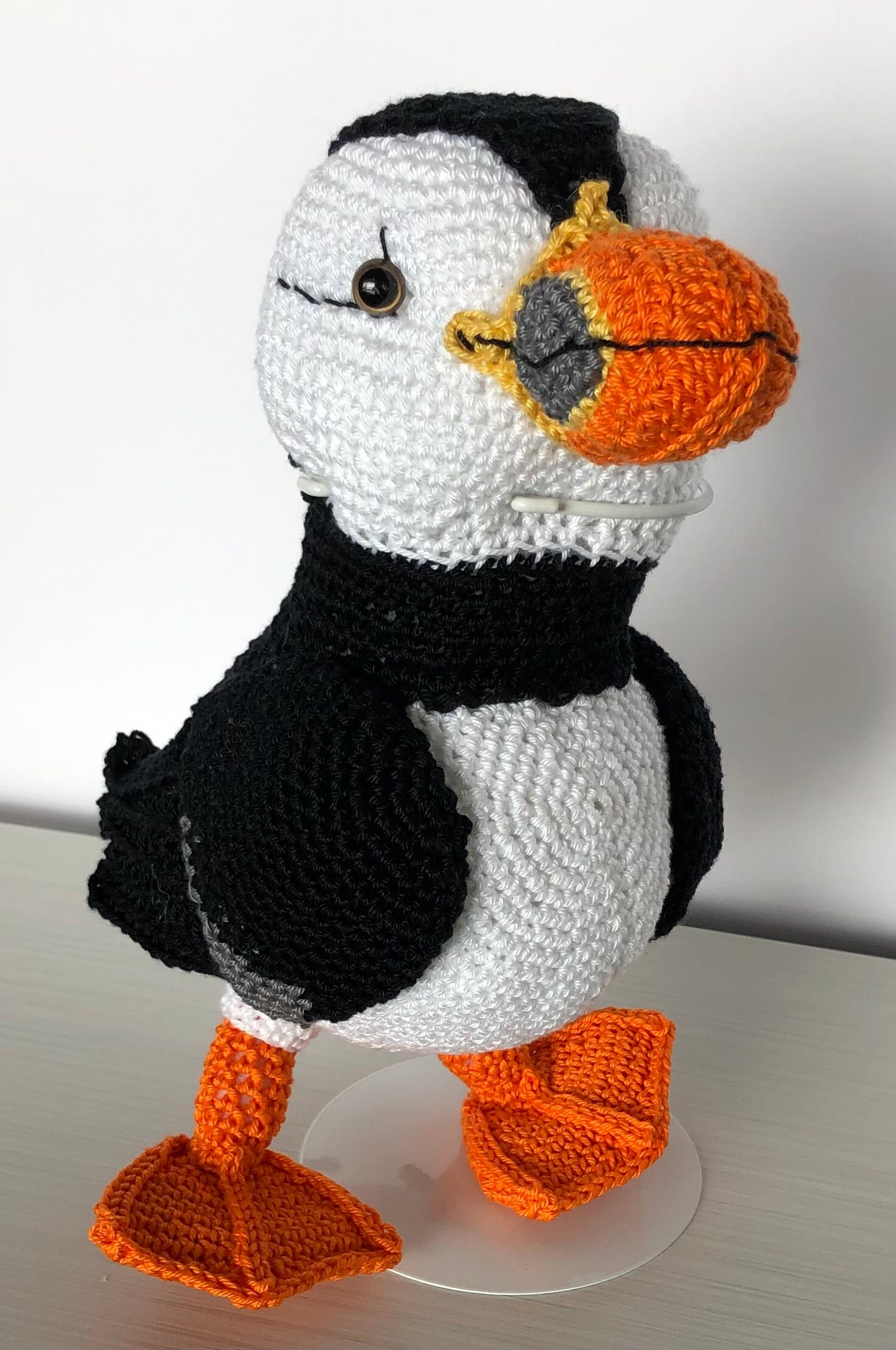 Stuffed Puffin Plushie Toy Amigurumi - Etsy
