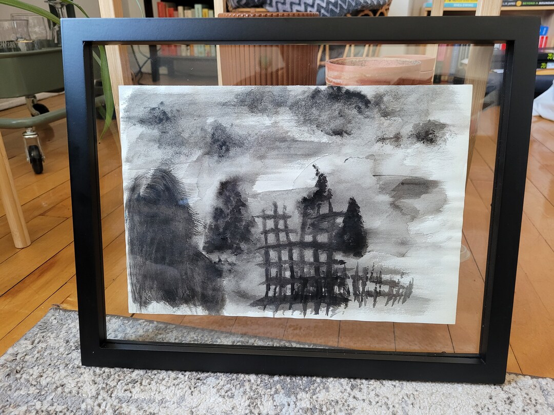 A Widow Watches Over a Garden, 2022, 8.25 X 11.75 Inches 20.955 X 29. ...