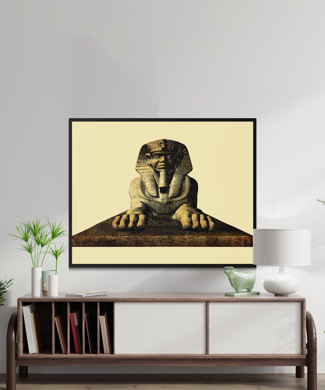 Ancient Egyptian Sphinx Wall Art, Digital Download, Historic Landmark ...